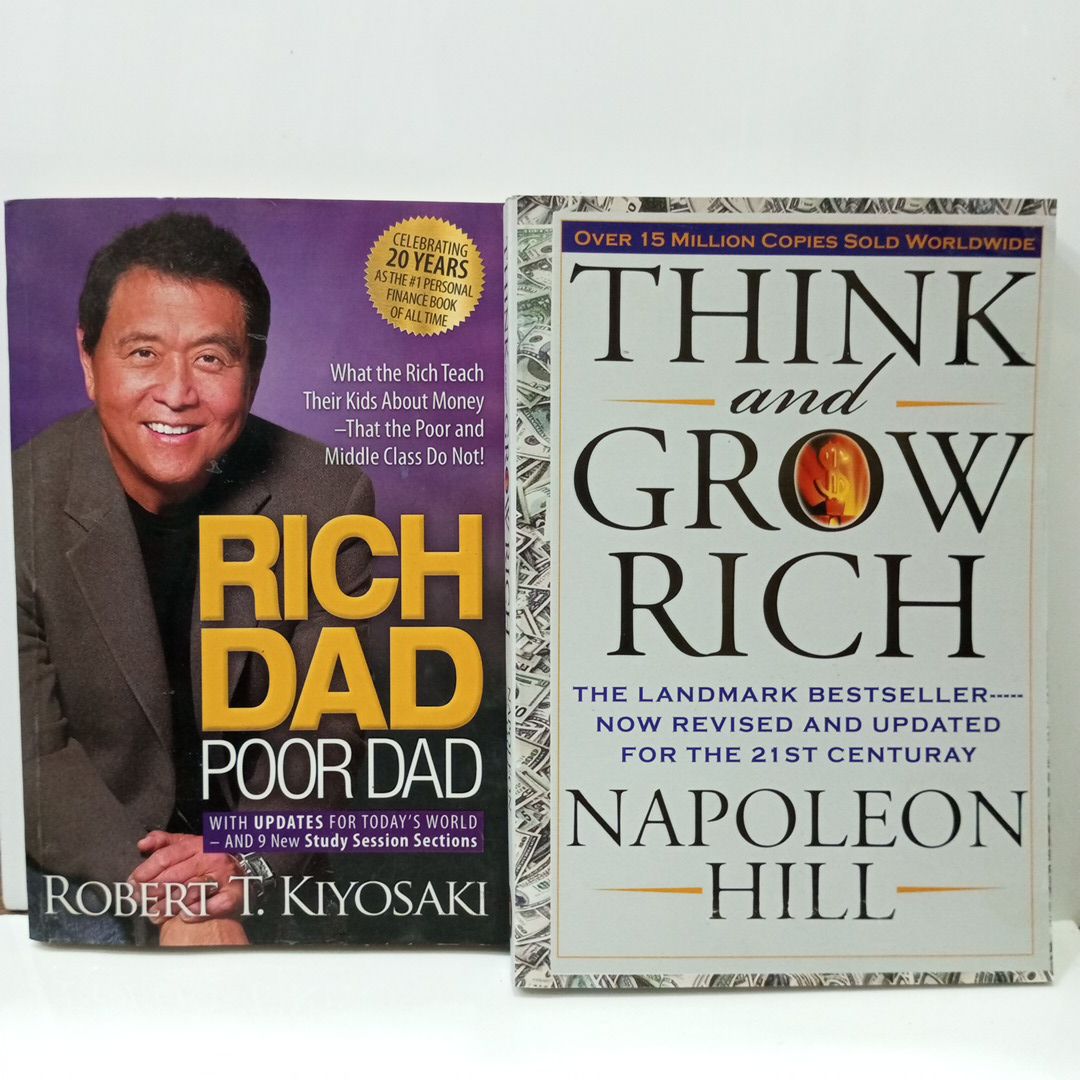 Think and grow rich#rich dad poor dad | Daraz.pk
