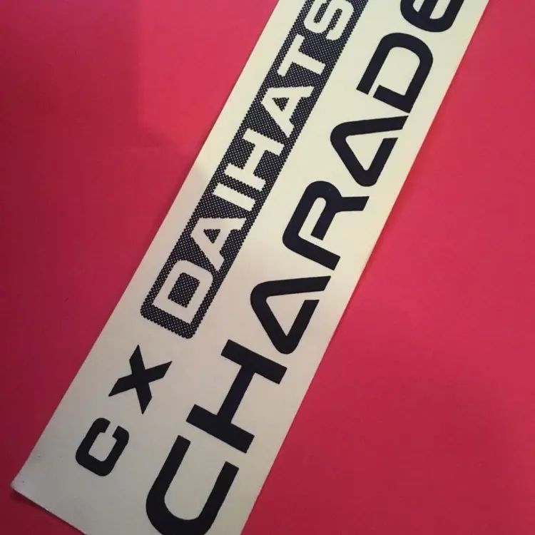 Daihatsu charade sticker - emblem daihatsu charade | Daraz.pk