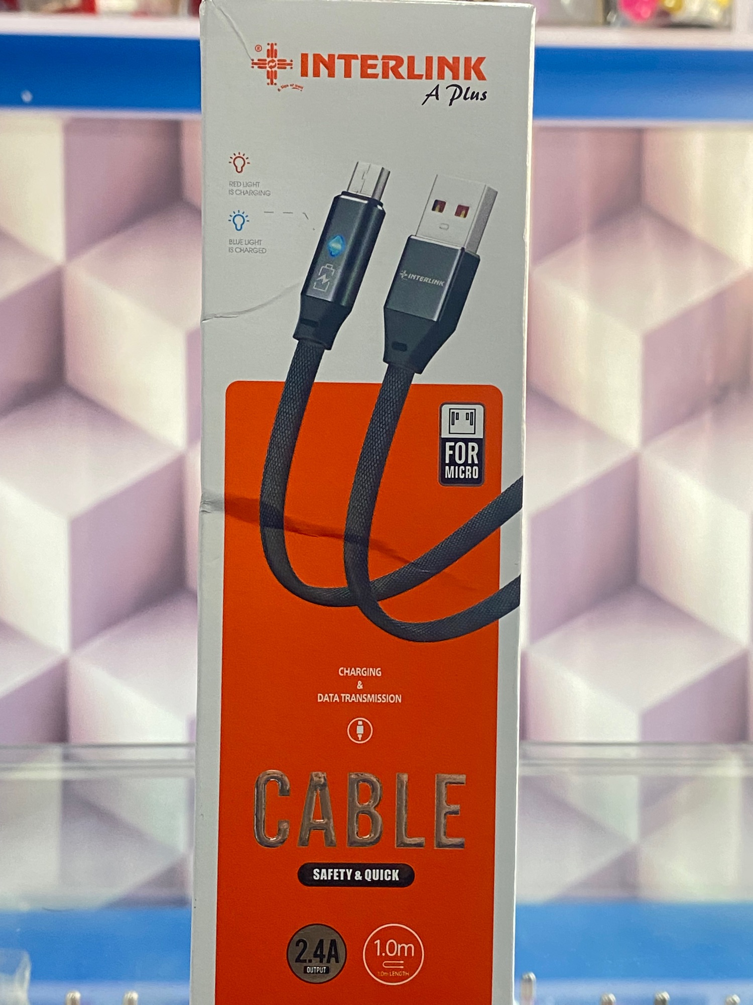 Interlink original A Plus charging and Data Transmission red light is ...