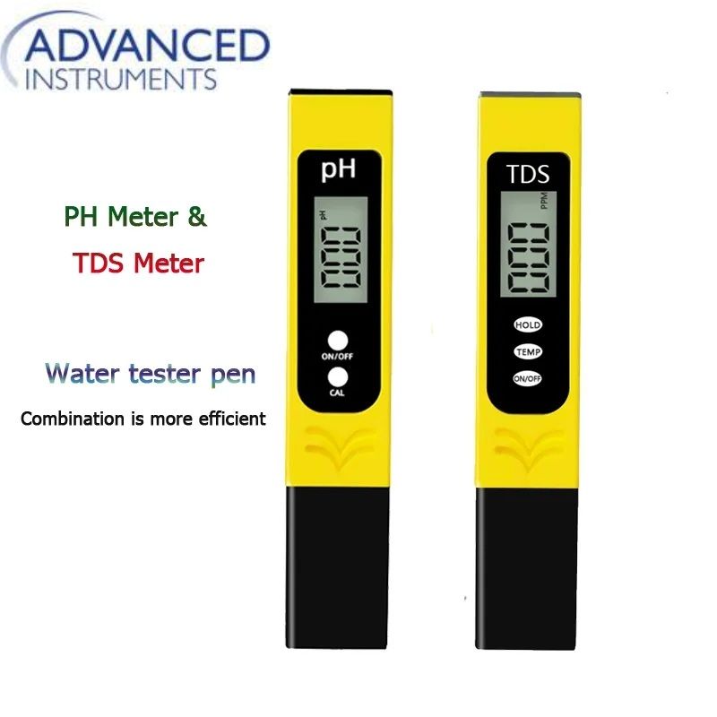 ADVANCED™ PH Meter & TDS Meter Combo Pack for Water Purity Testing ...