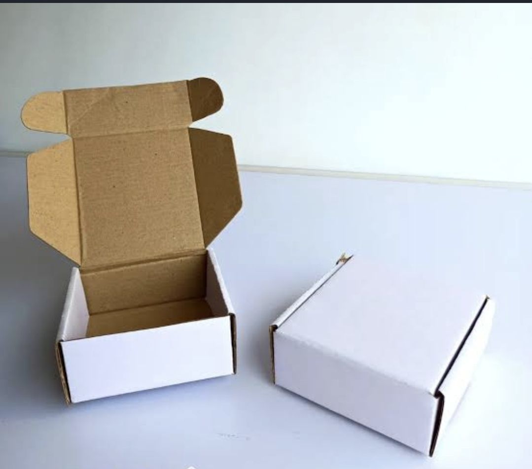 White Small Boxes Size 4X4X2 Inches - White Hard Imported Boxes | Daraz.pk
