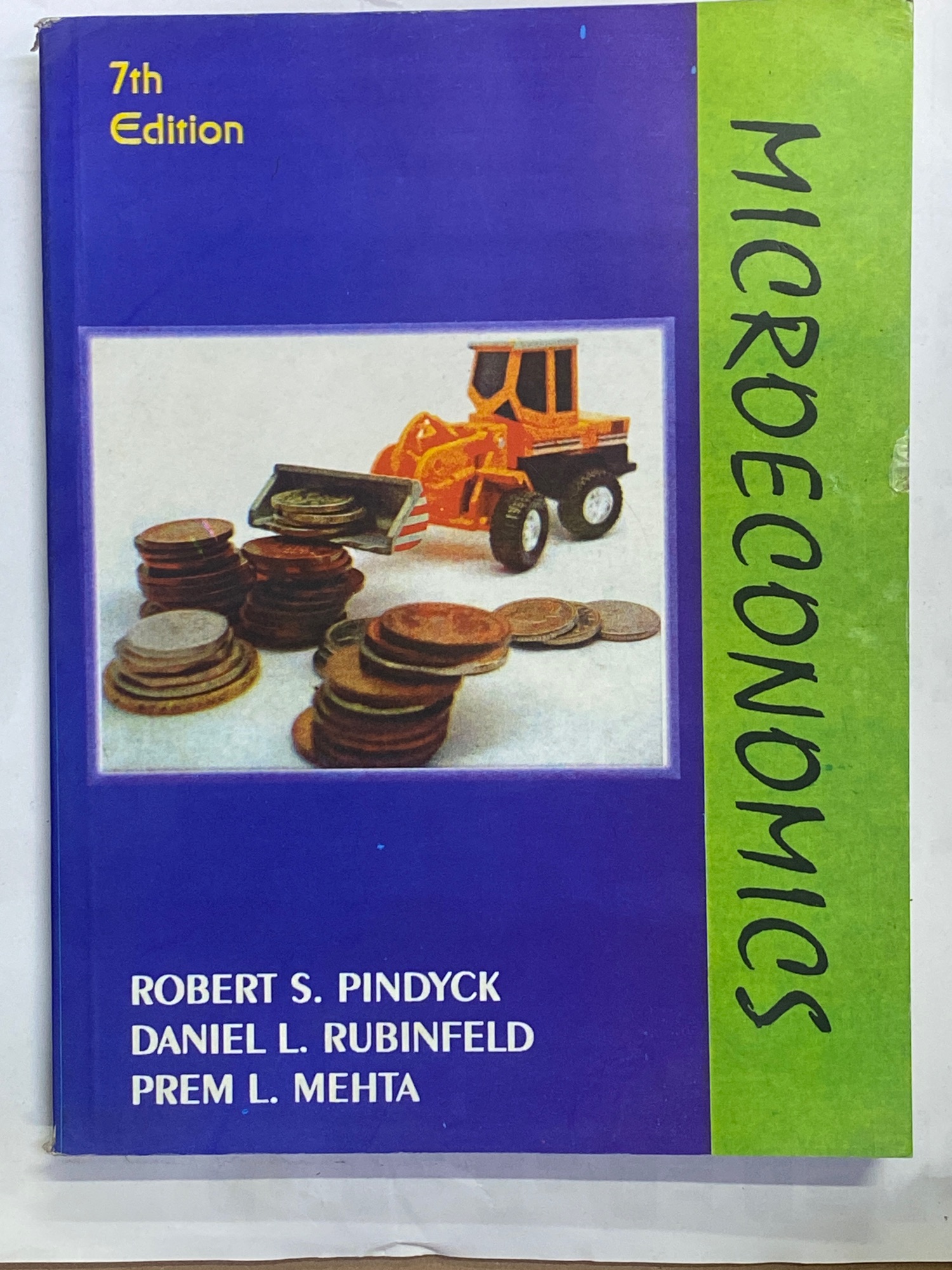 MICROECONOMICS 7TH EDITION BY ROBERT S. PINDYCK | Daraz.pk