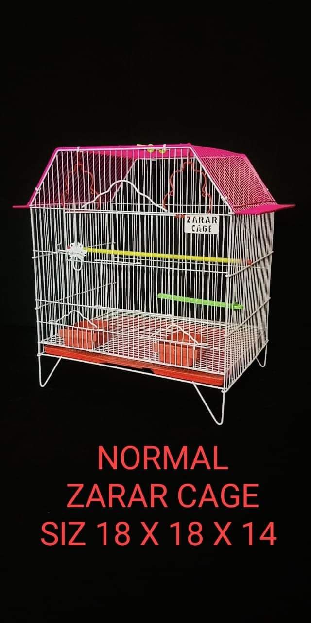 Zarar Normal Folding Birds Cage / Parrots Cage / Normal Cage (Size ...