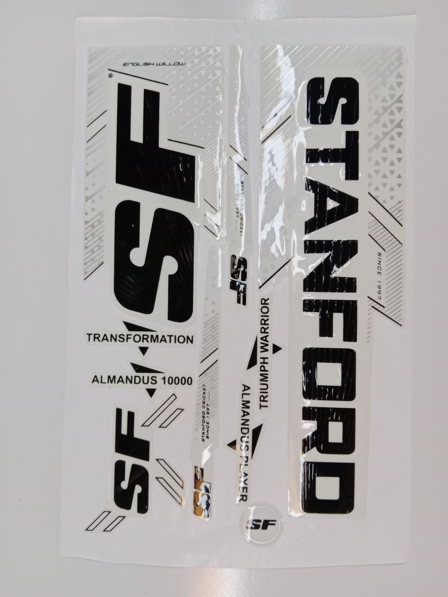New 3D 2024 Latest STANFORD Black & White Edition Top Quality Cricket ...