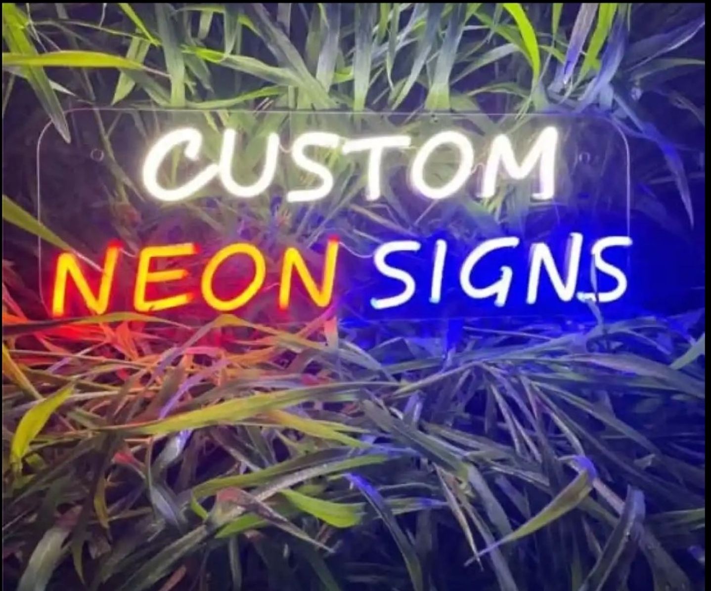 Customized NEON Sign Board - Name Plate - 4 Letters Alphabets | Daraz.pk