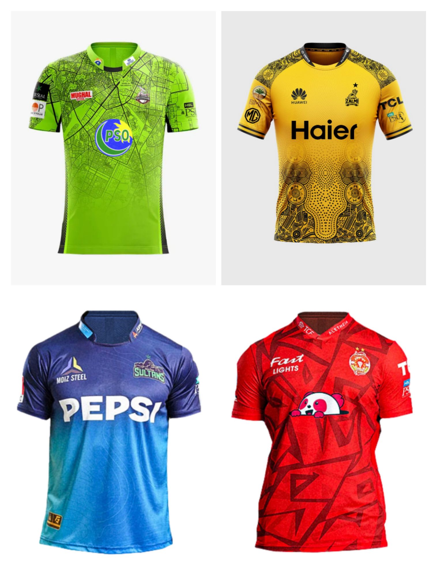 PSL Teams Official Home Ground T - Shirt / Best Quality pakistan Super ...