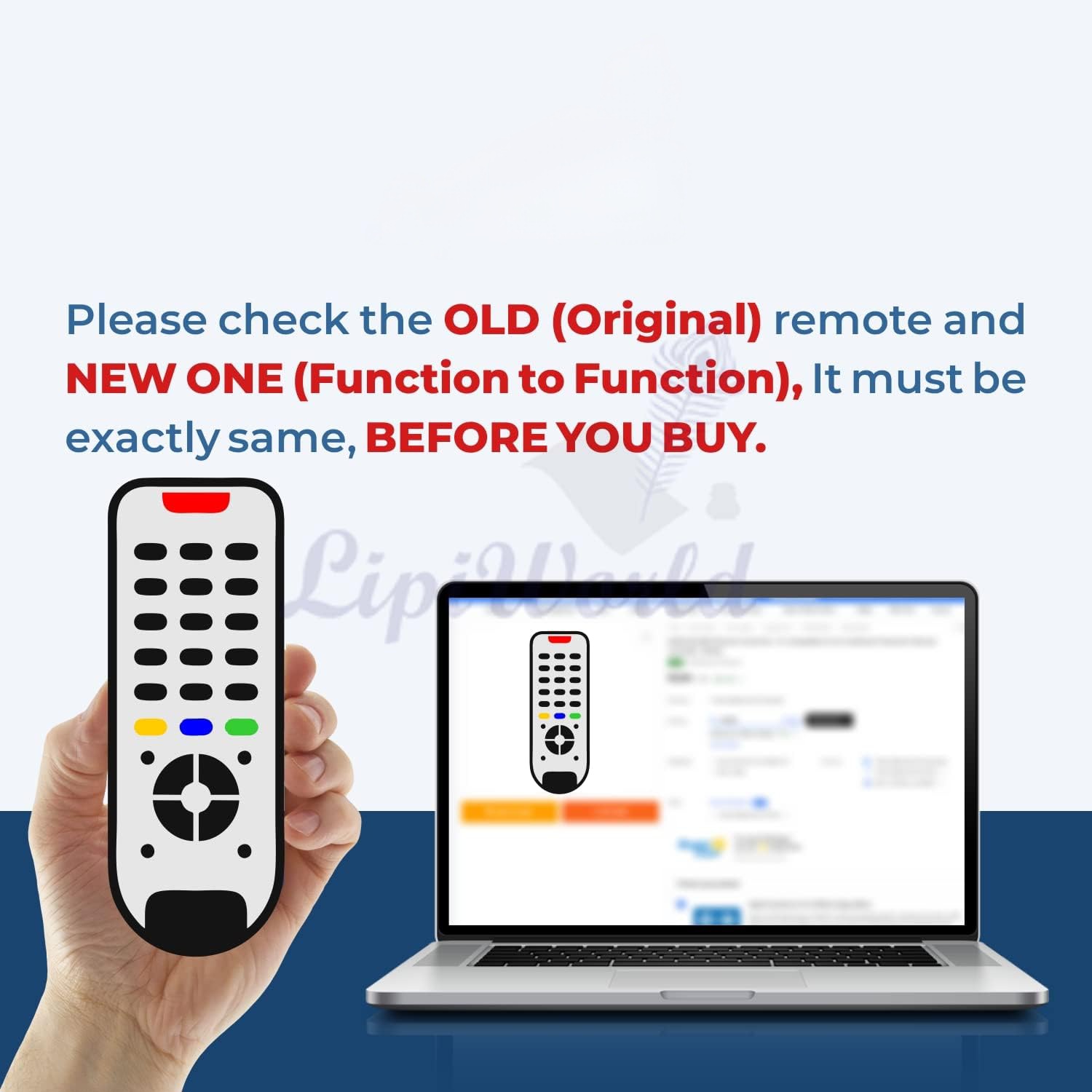 Universal Remote for AKIRA and NOBEL LCD&LED TV | Daraz.pk