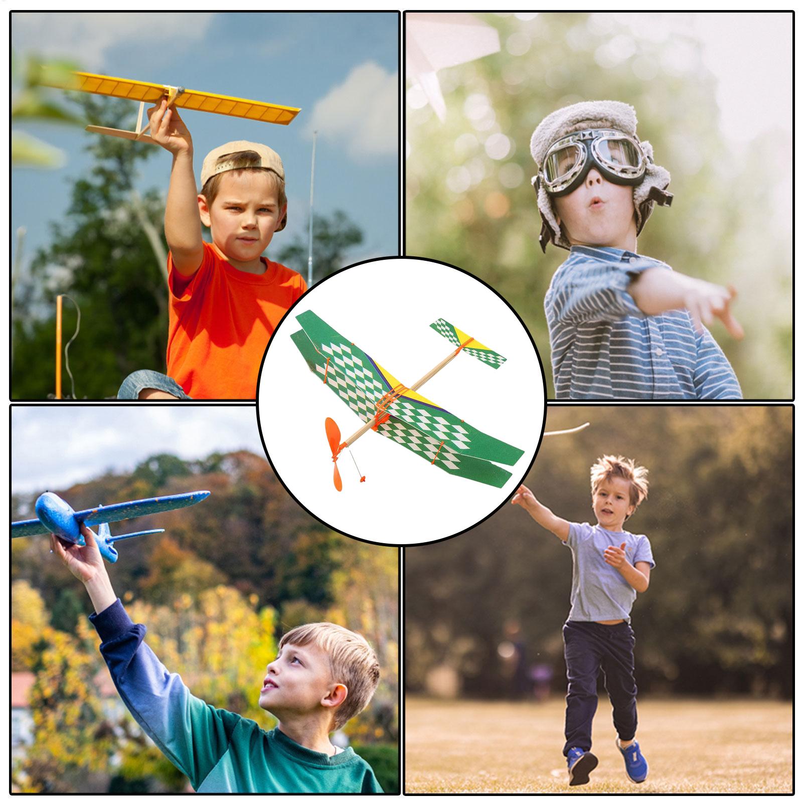 new Educational Toy Christmas Best Gift Powered Flying Glider Elastic ...