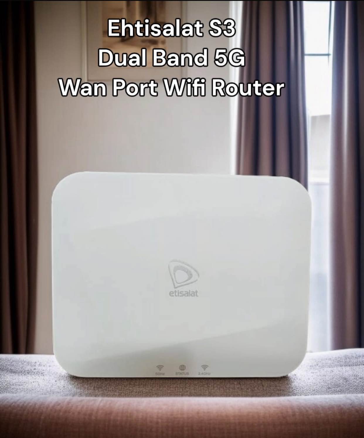Etisalat S3 Dual Band 5G WiFi Router – High-Speed Wireless Internet ...