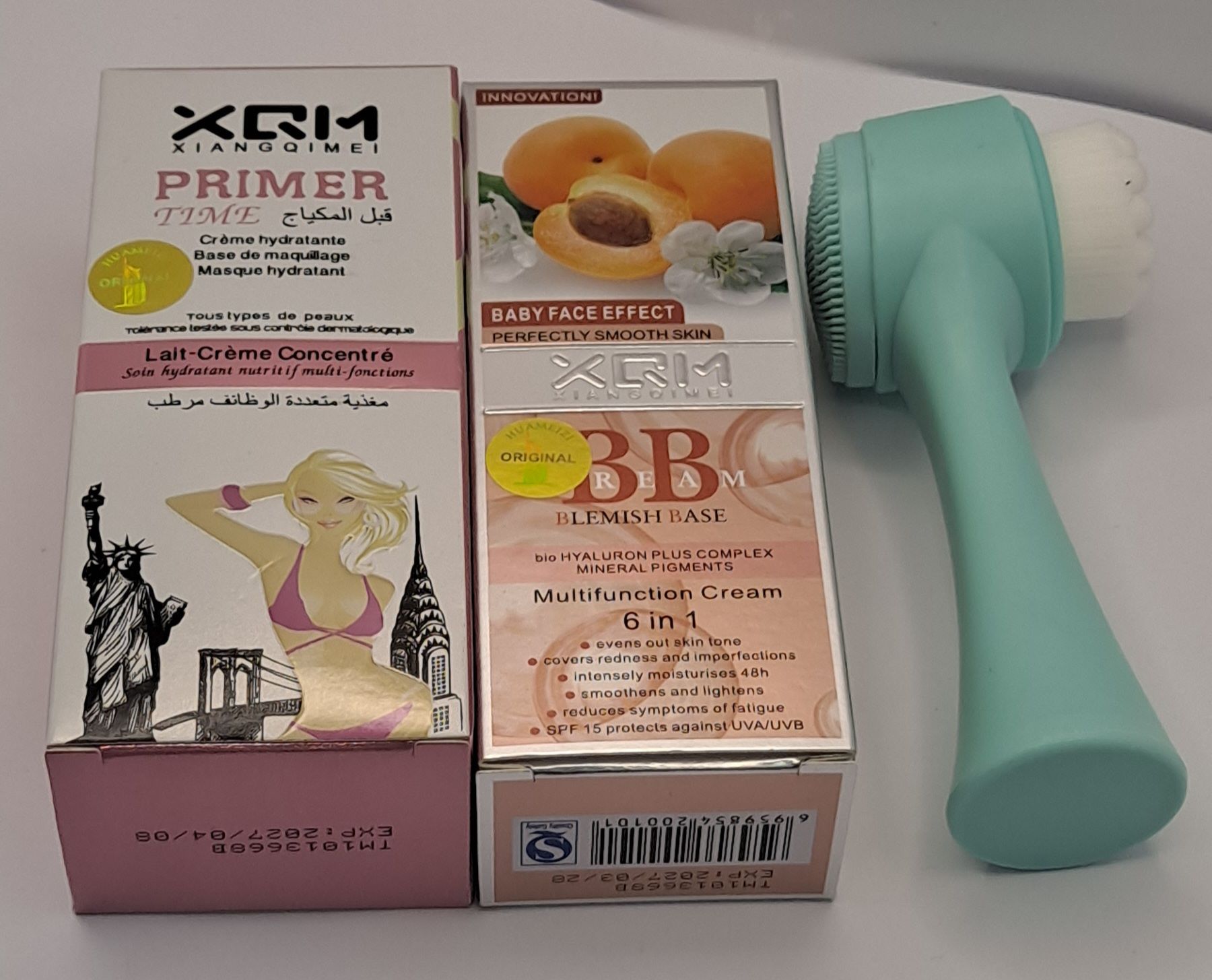 Best deal xqm-foundation-xqm-primer-3d double side cleansing facal brush | Daraz.pk