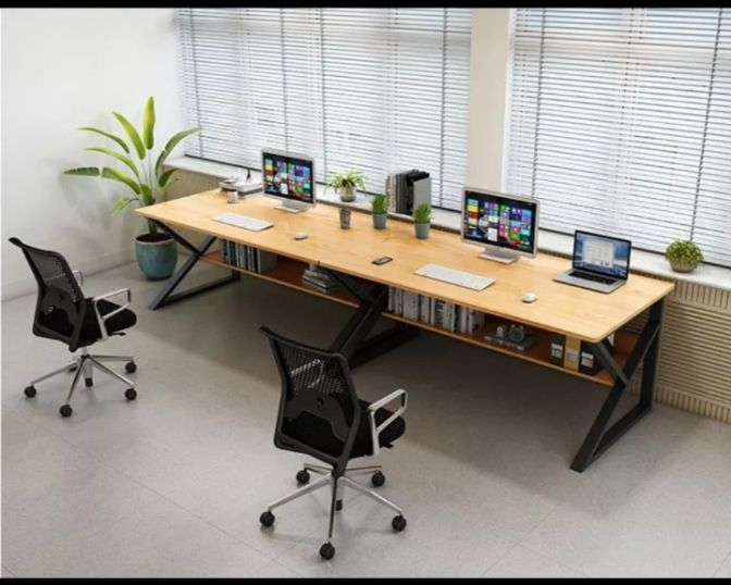 computer and study table for office & home writing desk, 8ft length,2ft ...