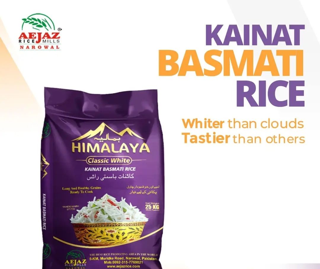 Kainat Rice 1121 Basmati (Long Grain) Himalaya Brand 25kg | Daraz.pk