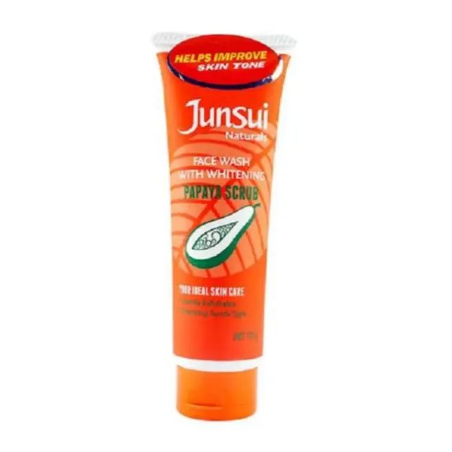 Junsui Naturals FaceWash With Whitening Papaya Help Improve Skin Tone ...