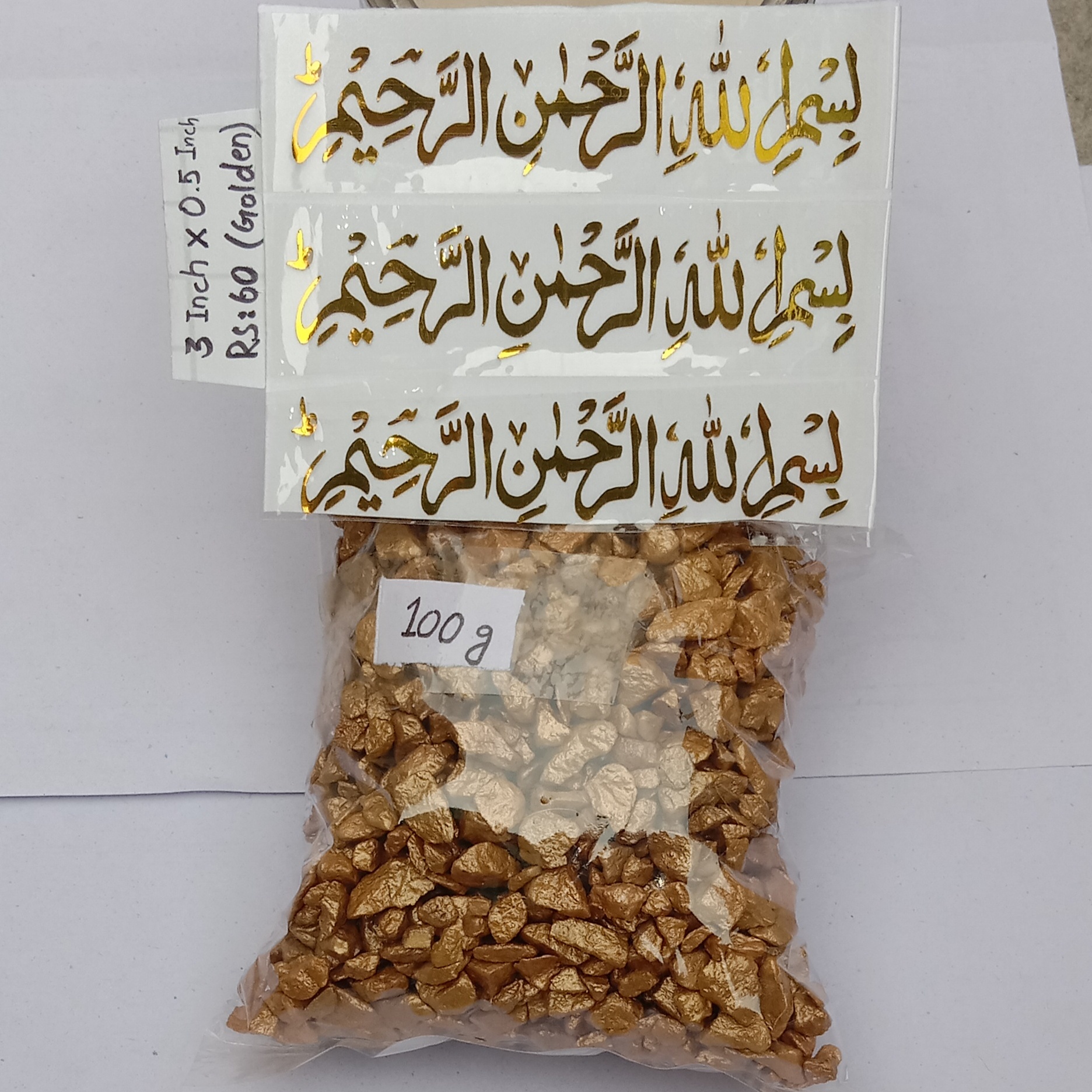 3 Vinyl Stickers With 100g Coloured Black Stones For Resin Art | Daraz.pk