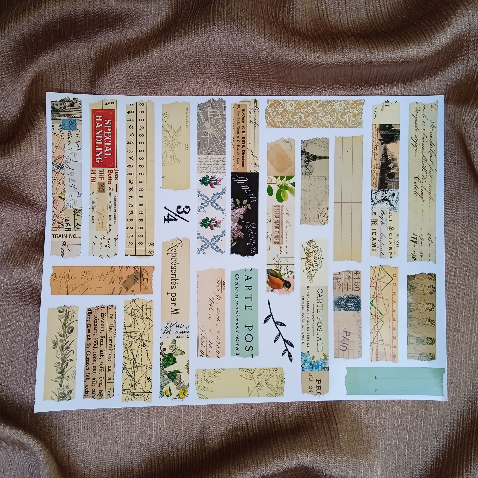 A5 STICKER SHEETS UNCUT FOR JOURNALING LAPTOP PHONE UNCUT AESTHETIC ...