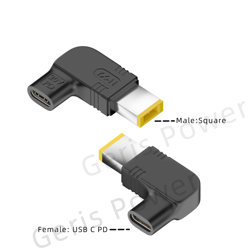 P D 100W Type C to Universal Laptop Charger Converter for Asus Lenovo ...