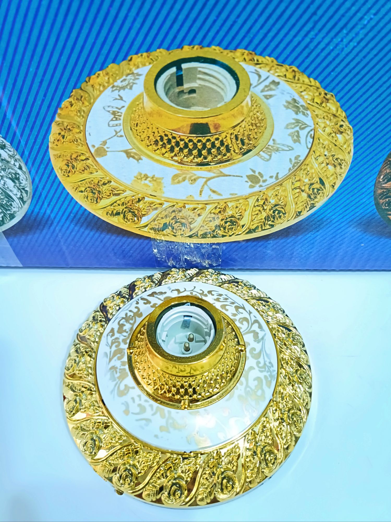 Fancy Bulb holder 2in1 E27/B22 PVC wall mounted | Daraz.pk