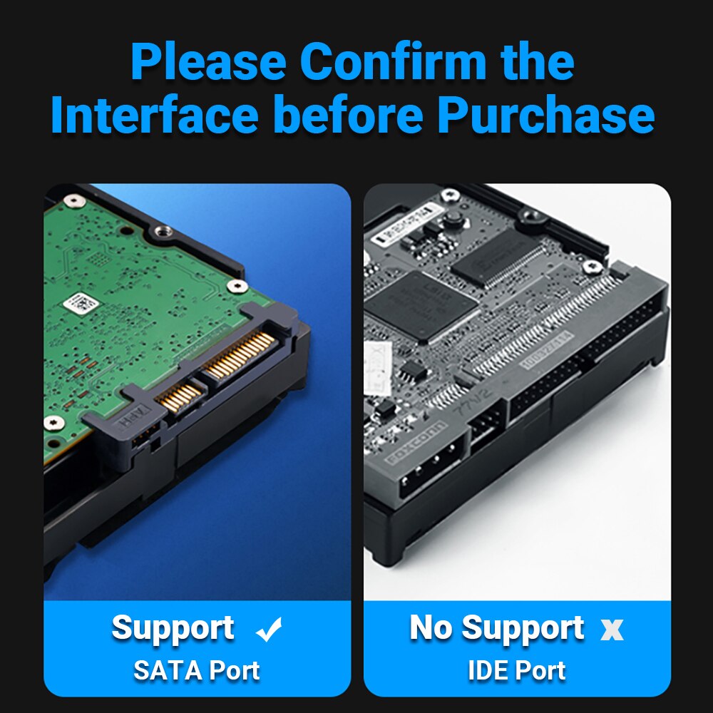 JEYI SATA III Cable 6Gbps 39CM Straight Bend HDD SDD Data Cable with ...