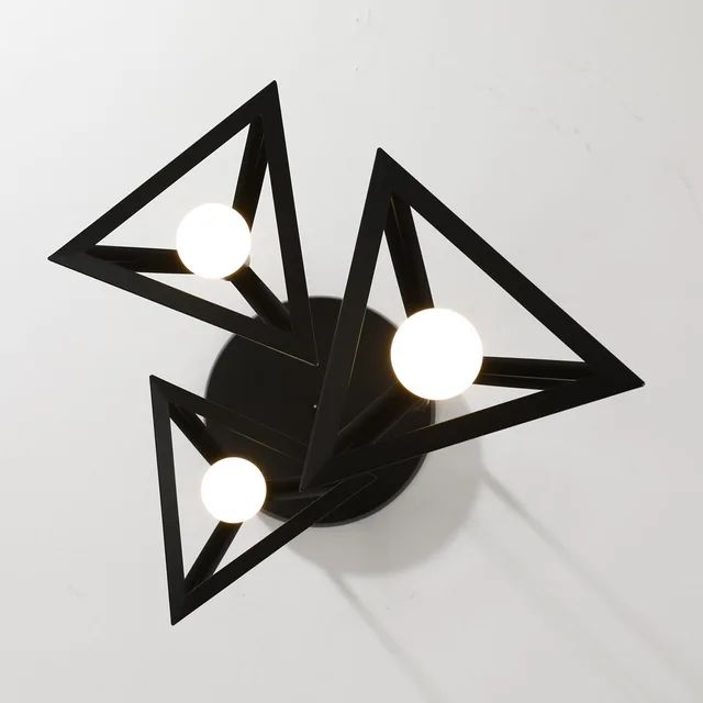3 in 1 Triangle Shape Hanging Lamp, Ceiling Light, Ceiling Lamp ...