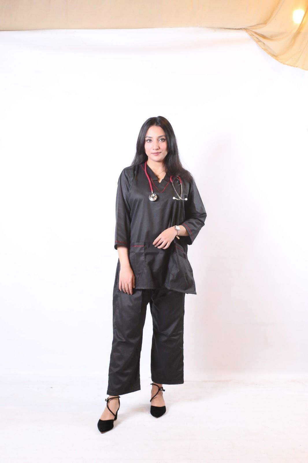 Doctors OT Dress-Scrub V Shape Best Quality Scrub Suit For women ...