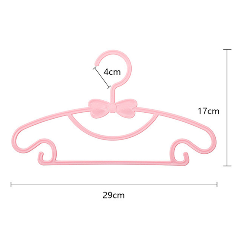 10pcs Kids Clothes Hanger Racks Portable Plastic Display Hangers ...