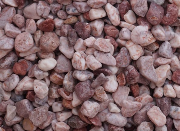 Garden Marble Stones Pink / Pebbles For Decoration for Garden And Pots ...