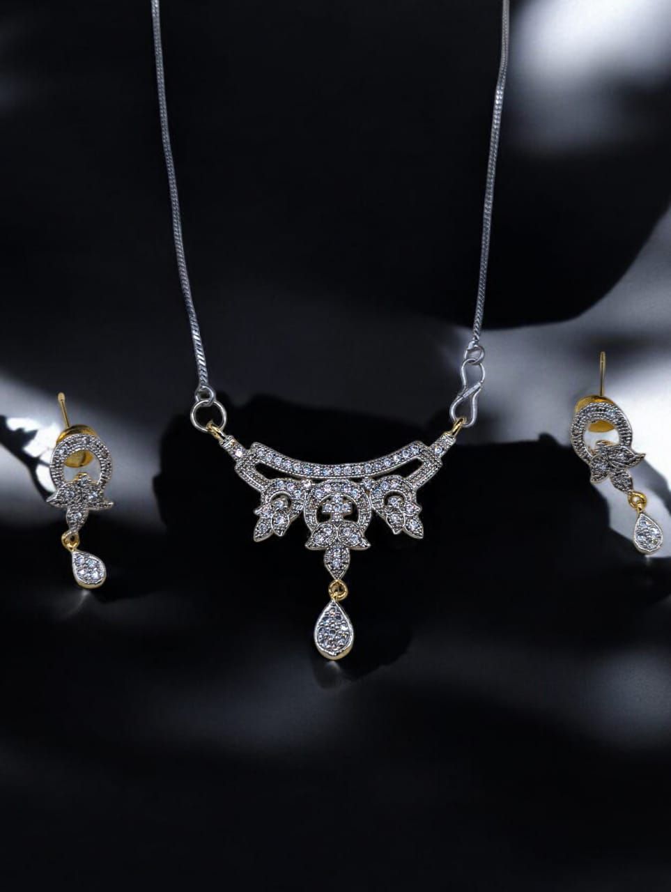 New fancy so beautiful. Design Fine Quality. AD locket set Fancy ...