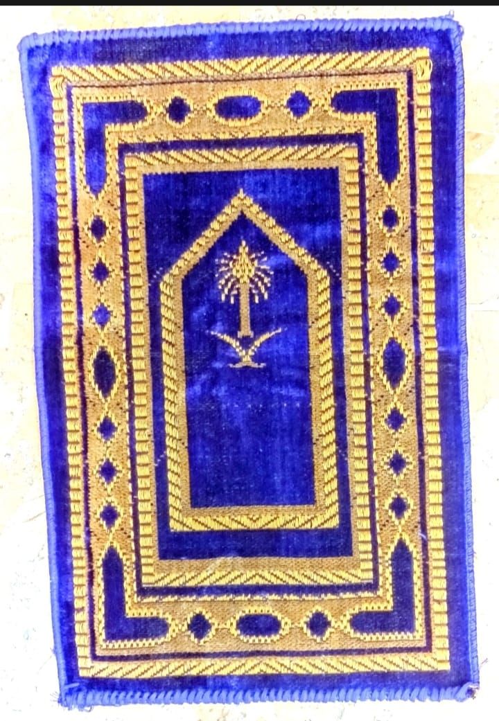 abu Muhammad - Soft Velvet Kids Prayer Mat Children Prayer Rug Janamaz ...