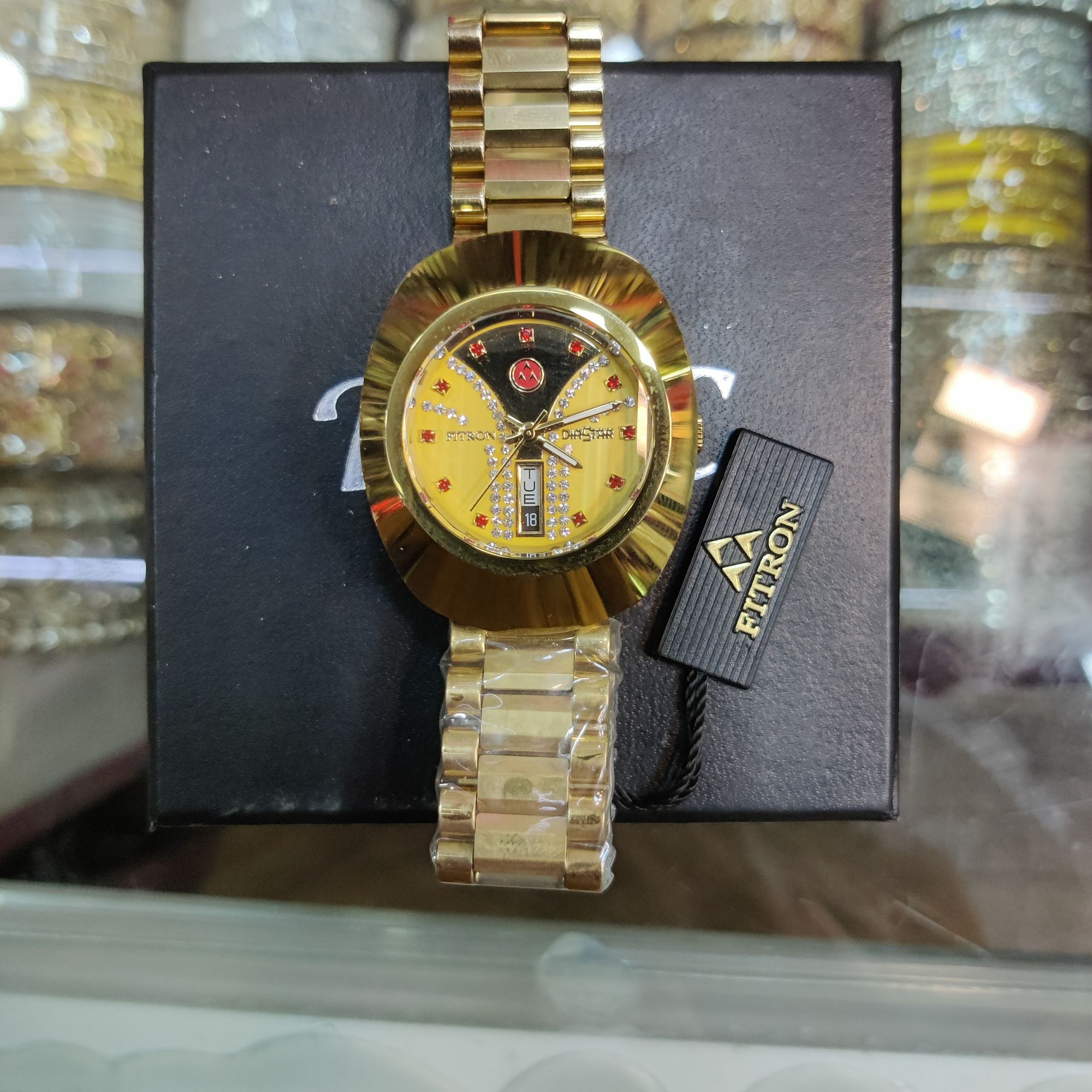 Fitron original golden men watch | Daraz.pk