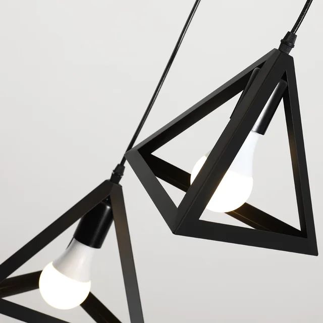 3 in 1 Triangle Shape Hanging Lamp, Ceiling Light, Ceiling Lamp ...