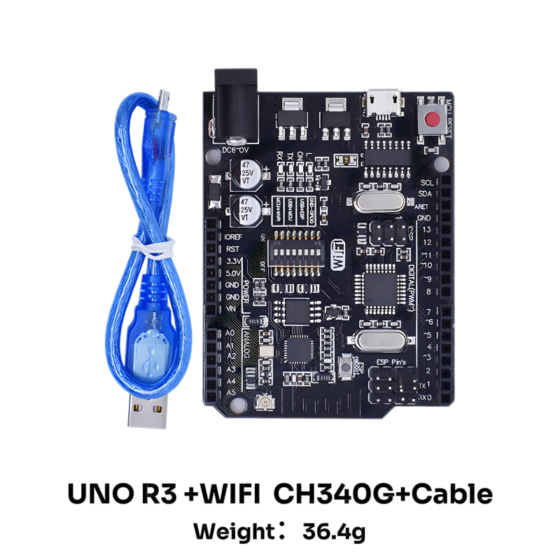 UNO R3 Official ATMEGA16U2 / UNO+WiFi R3 MEGA328P Chip CH340G For ...