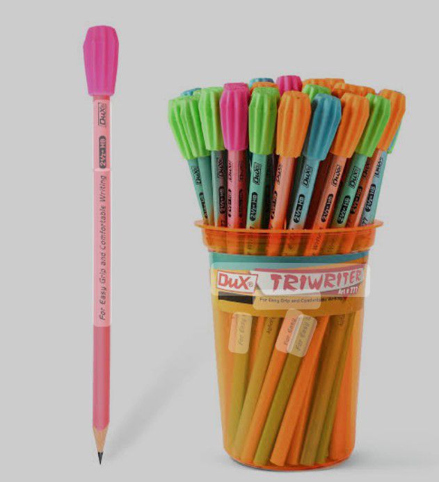 school pencil,pencil with eraser,pen ,Dux tri - writer pencil 777 with ...