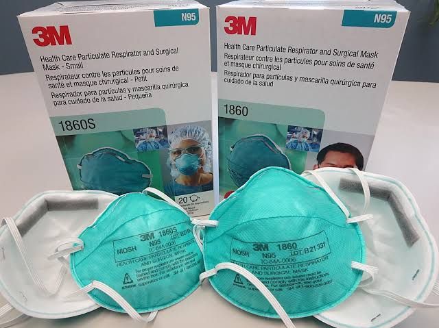 3M N95 Mask 1860 | Protective Mask | Dust Mask | Industrial Mask | High ...