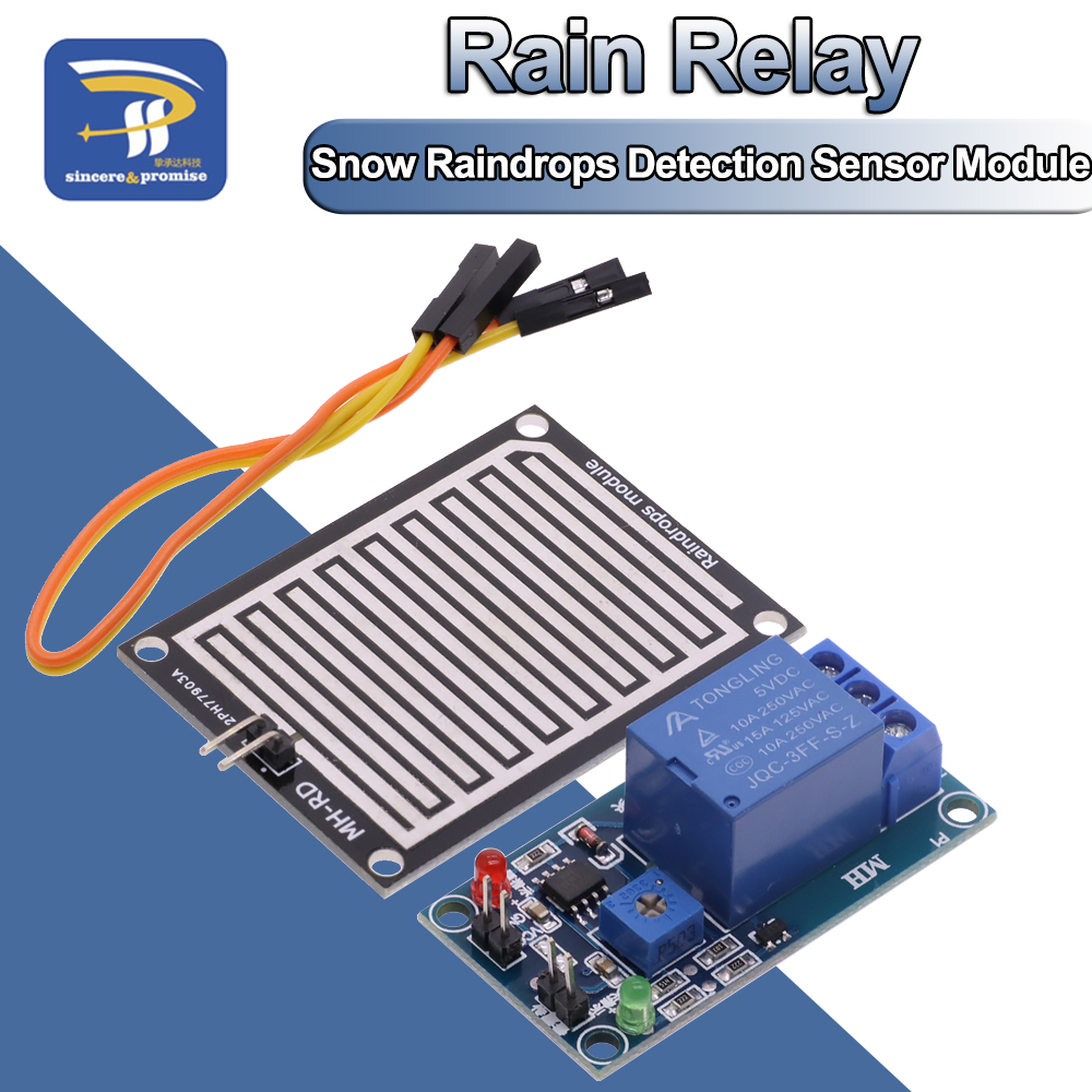 Snow Raindrops Detection Sensor Module Rain Weather Module Humidity For ...