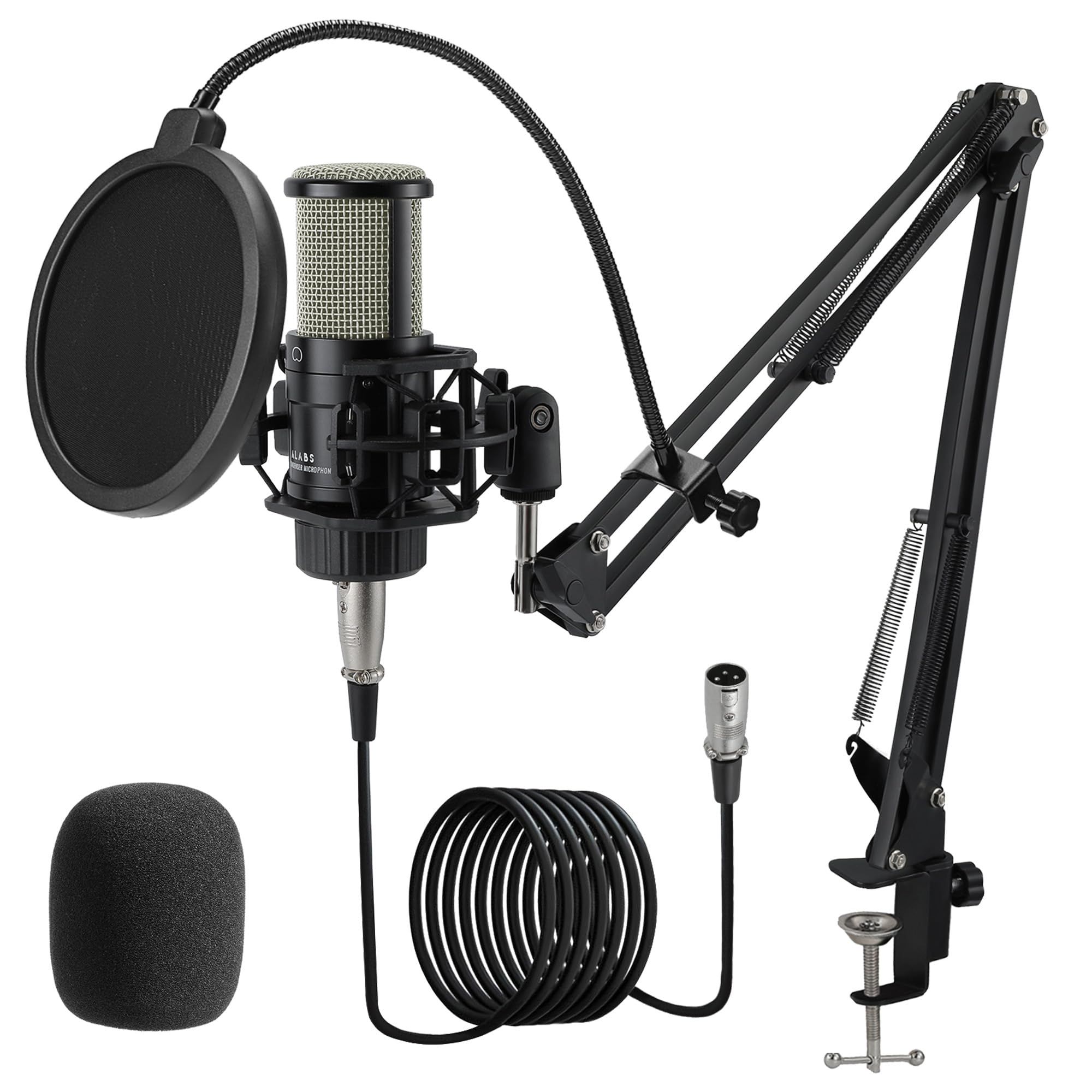 condenser microphone mic With sound media kit | Daraz.pk