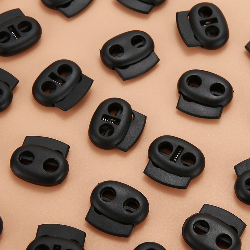 Plastic Cord Lock Stopper Toggle Clip Block Retainer for Drawstring ...