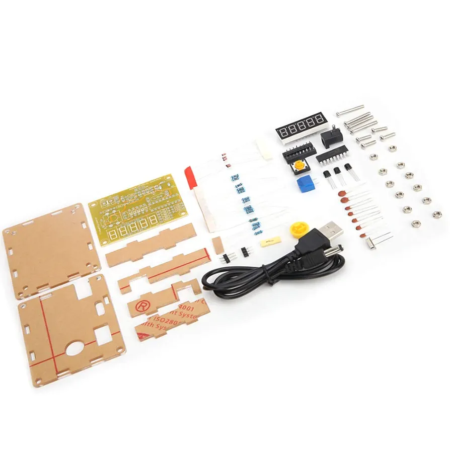 DIY Frequency Meter Crystal Oscillator Tester Module DIY Kit 1Hz to ...