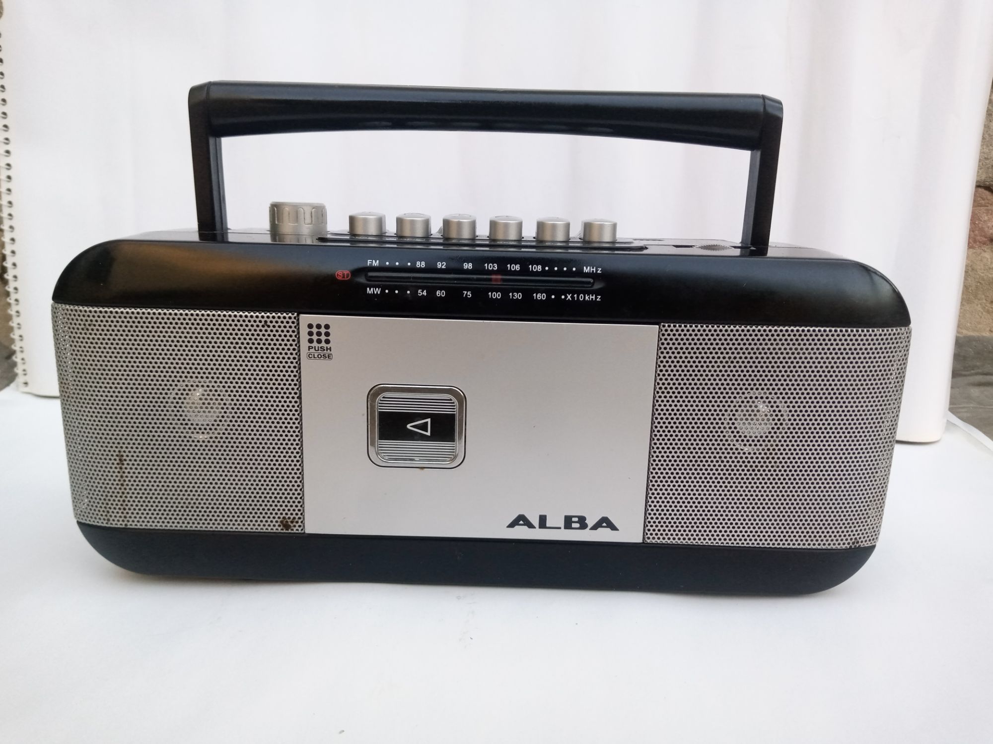 Radio Alba With Cassette Player FM.MW Made in China Good Working ...