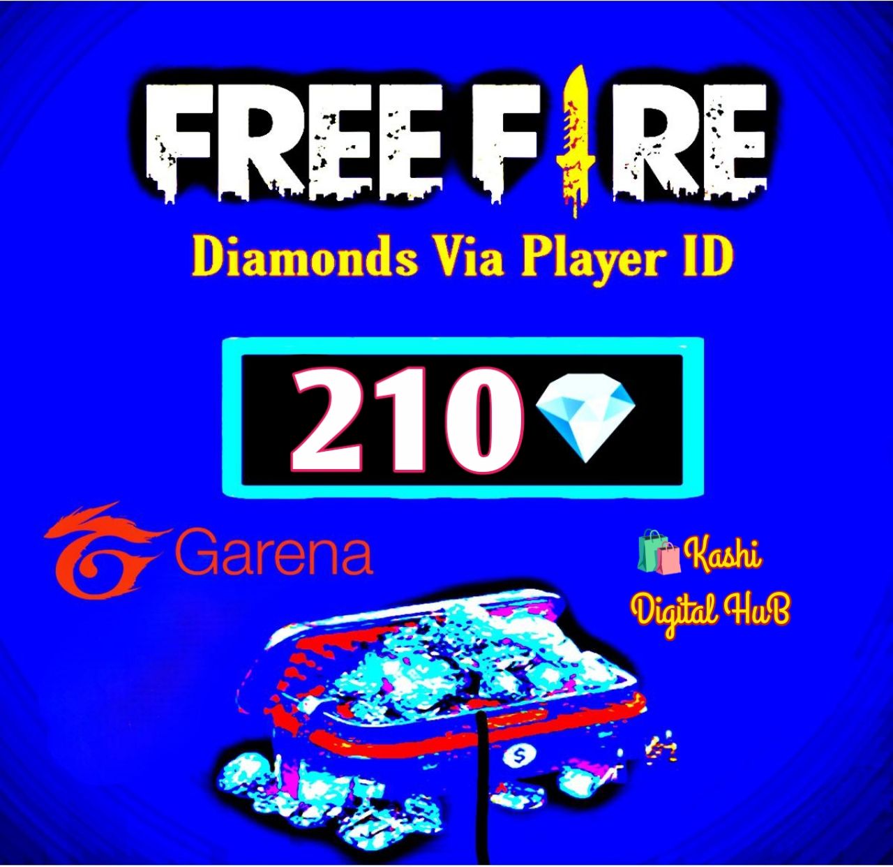 Garena Free Fire Diamonds 210 | Daraz.pk