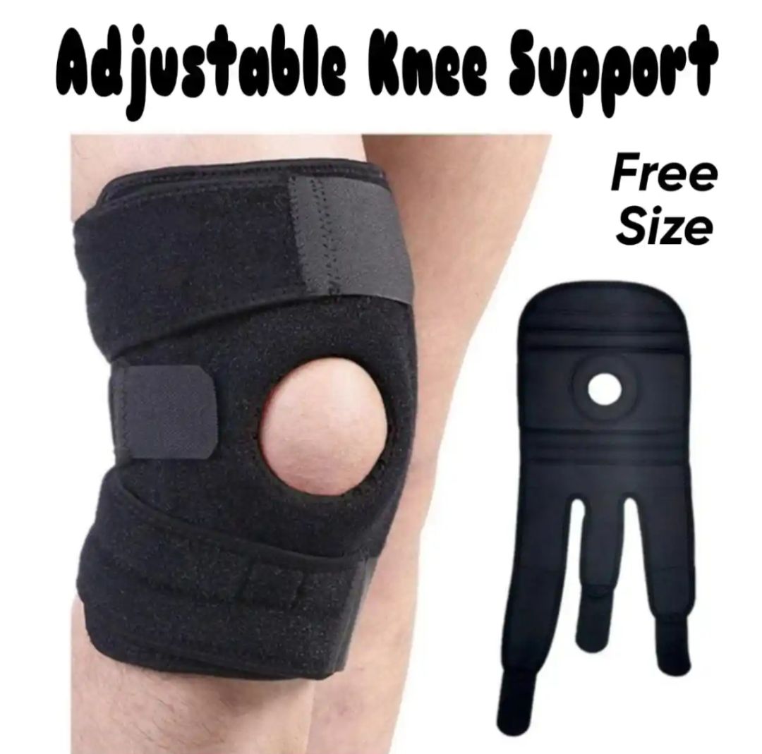 1 Piece Knee Support with Open-Patella Design for Joint Pain, Sports ...