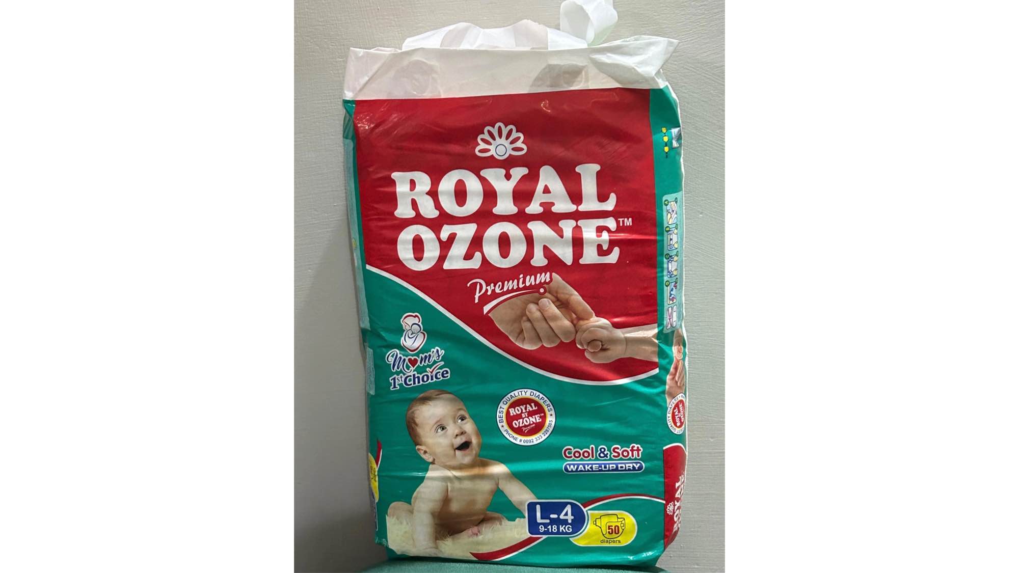 Royal ozone Baby Diaper L4 - 50pcs | Daraz.pk