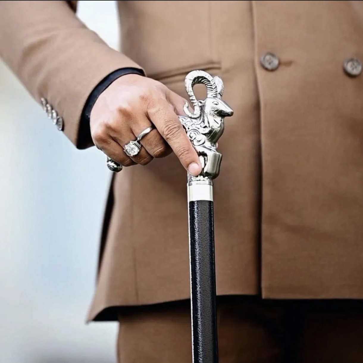 Markhor Walking Stick // Old Man Walking Stick // Hiking Sticks ...