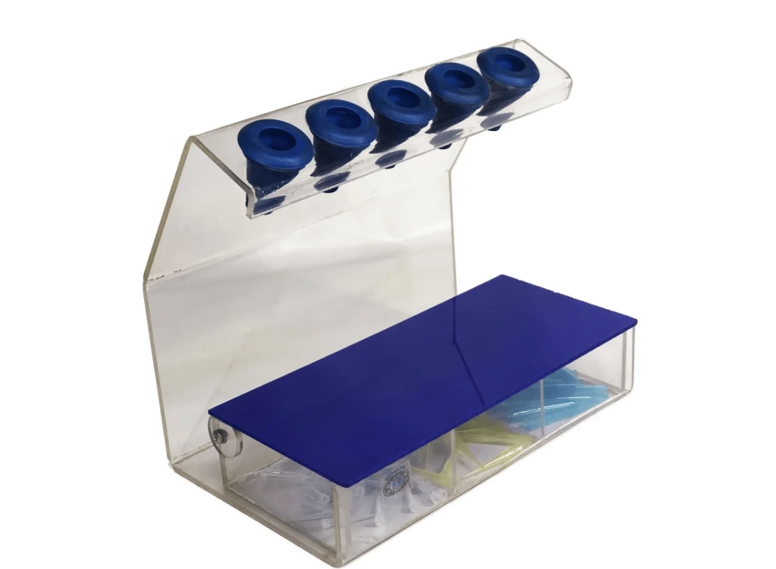 Micropipette Stand For 5 Micropipettes with Tip Container, Juster Stand ...