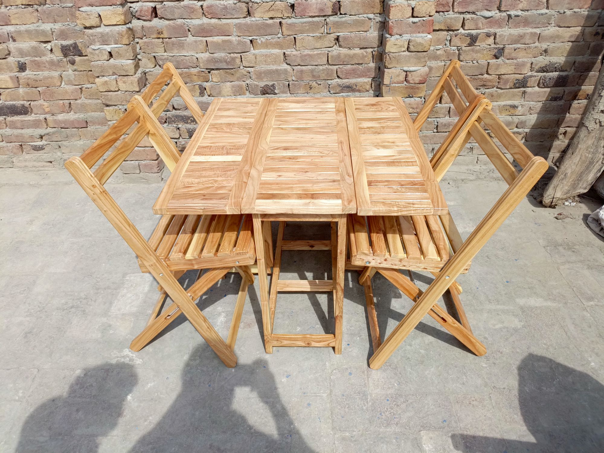 Dining Table With Chairs ( Convertable To Study Table And PC Table ...