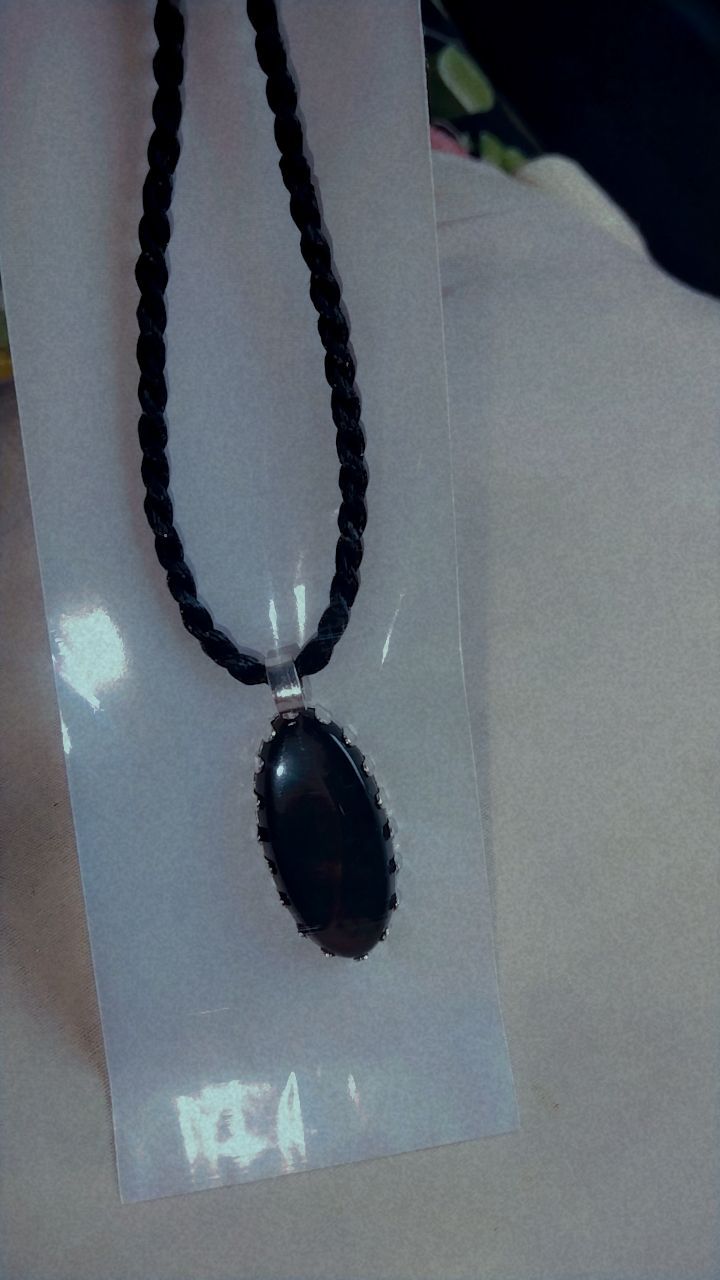 Locket mens Black oval fashion jewellery for men's and girls | Daraz.pk