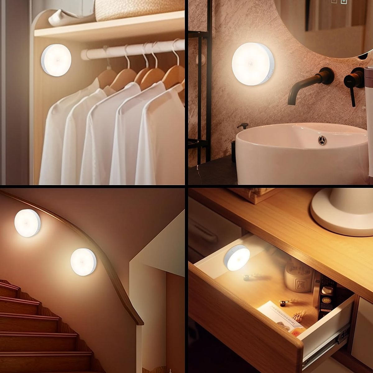 LED Smart Sensor Light, Rechargeable Model With Long Time Life, Human ...