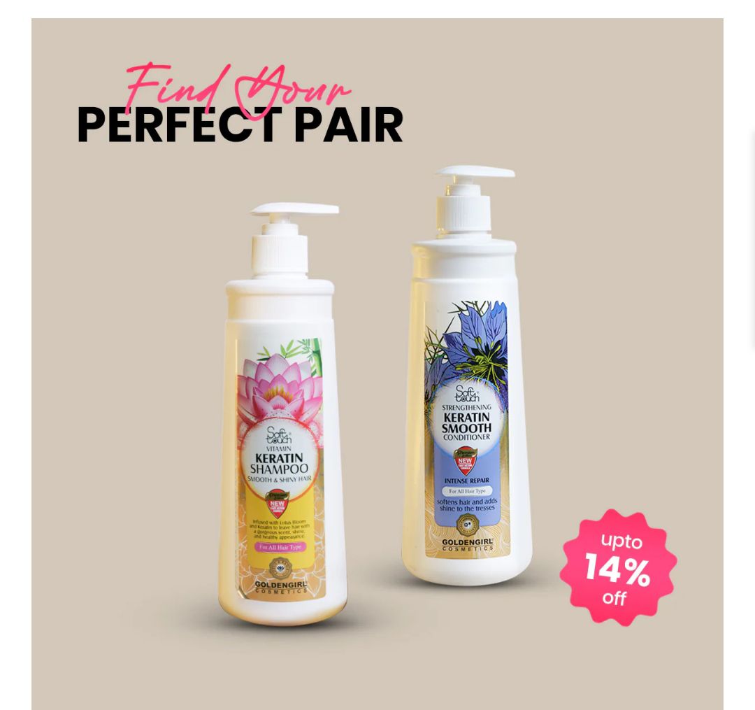 Soft Touch Shampoo plus Conditioner 500ml pack OF 2 | Daraz.pk