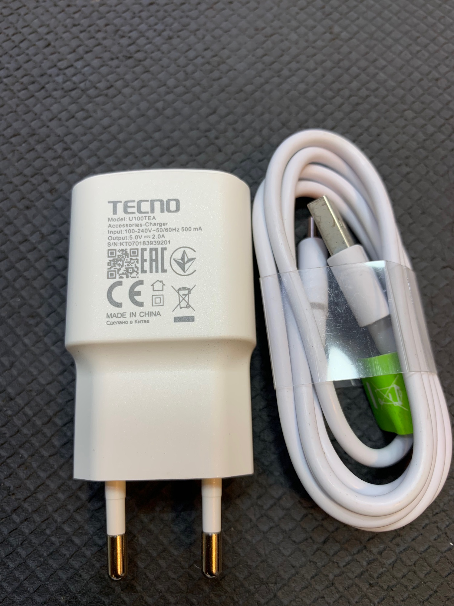 Tecno Orignal Adapter And Cable | Daraz.pk