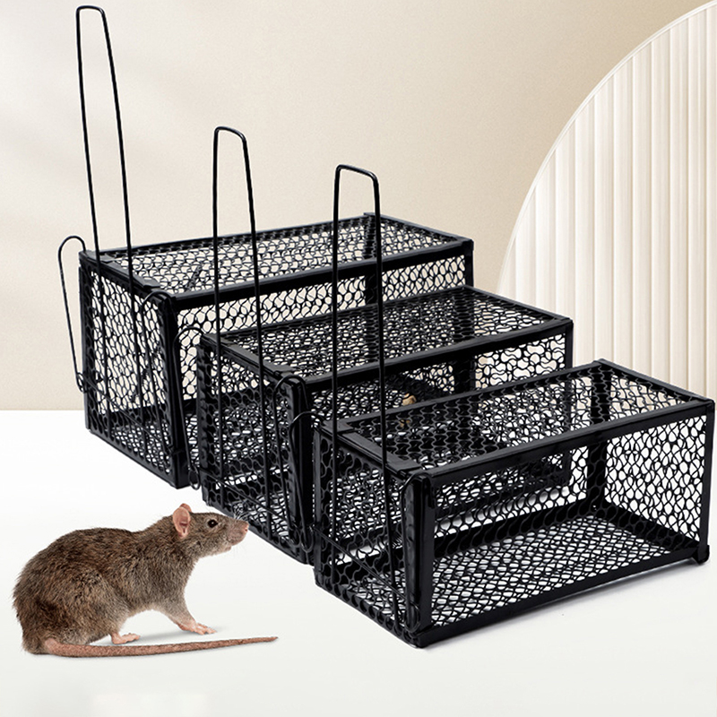 Smart Self-locking Mousetrap Safe Firm Iron Net Household Mouse Catcher ...