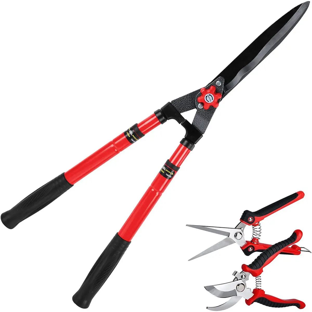 Gardtech Telescopic Hedge Shears, Extendable Hedge Shear, 25-35'' Hedge ...